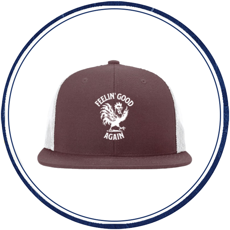 Feelin' Good Again Cap - Maroon/White – Robert Earl Keen
